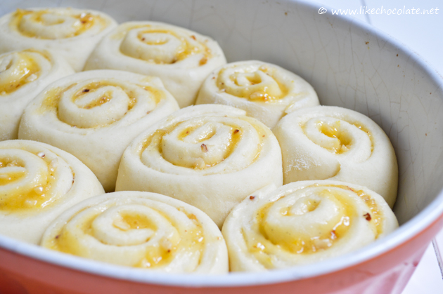 Rolice s limunom i lješnjacima - like chocolate